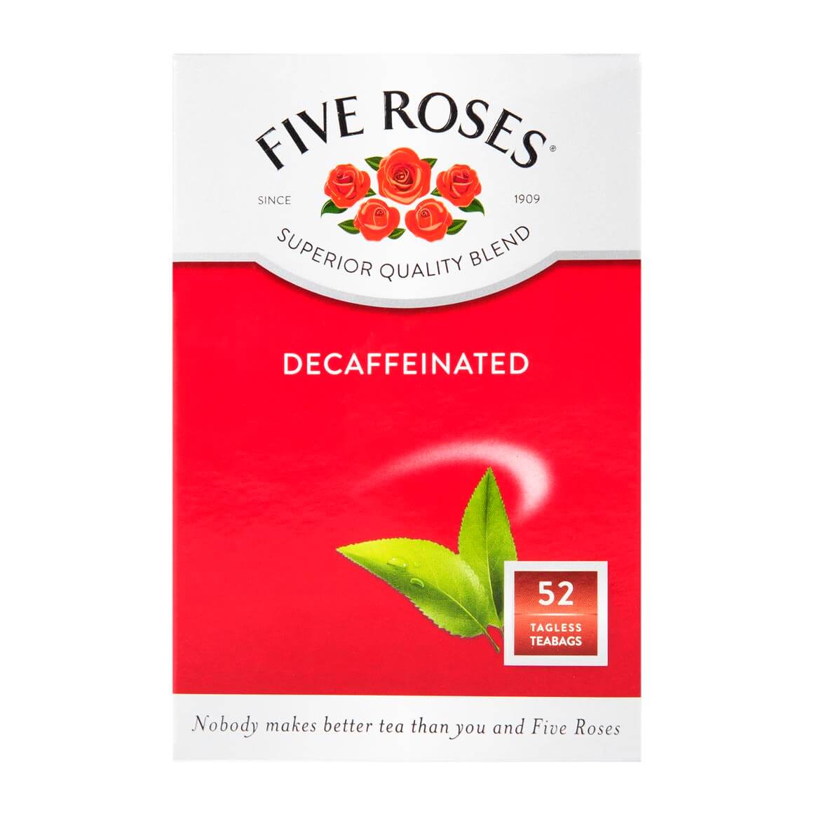 Five Roses Decaf Tea Bags (Pack of 50 Bags) 125g – African Hut